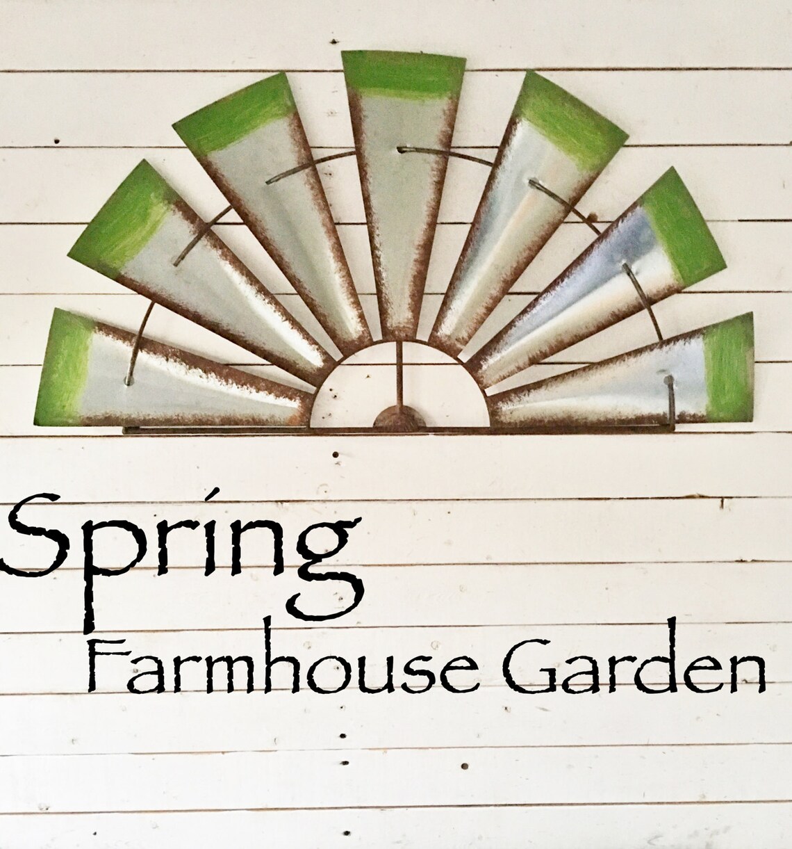 Half Windmill Head Wall Decor Rustic Farmhouse Industrial | Etsy