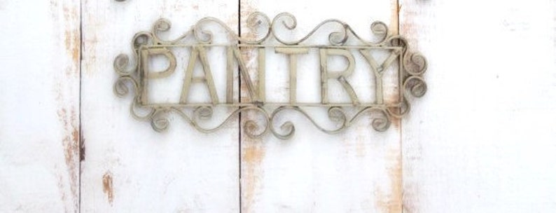 Kitchen Decor Pantry Sign French Style Kitchen Sign | Etsy