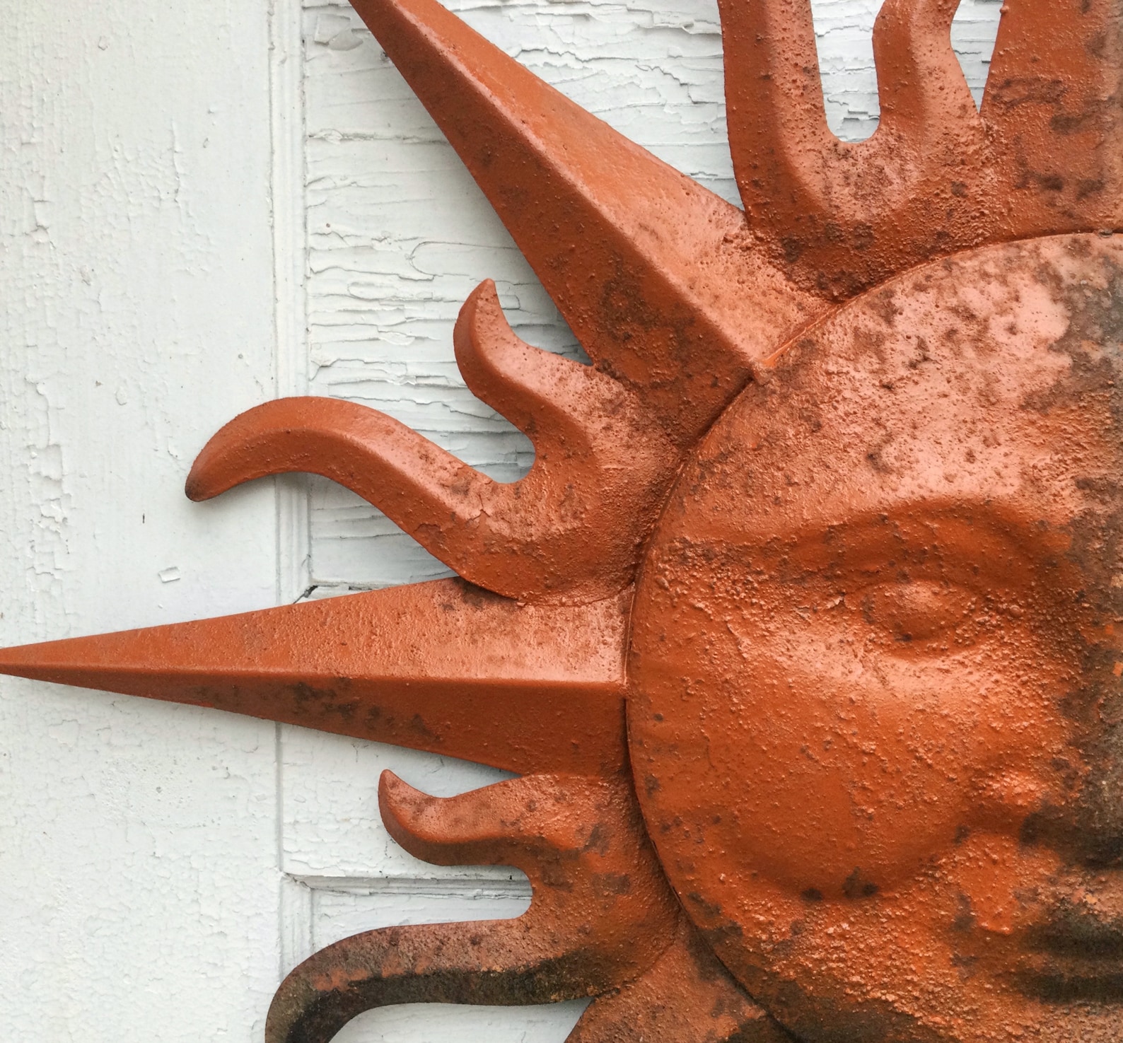 Sun Hand Painted Garden Decor Mexican Wall Art Patio Outdoor | Etsy