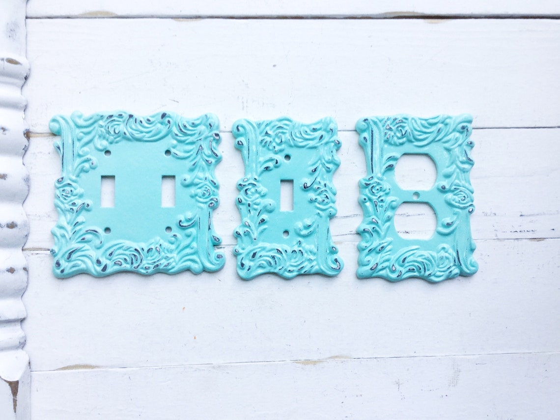 Light Switch Cover in Shabby White Switch Cover Lightswitch | Etsy