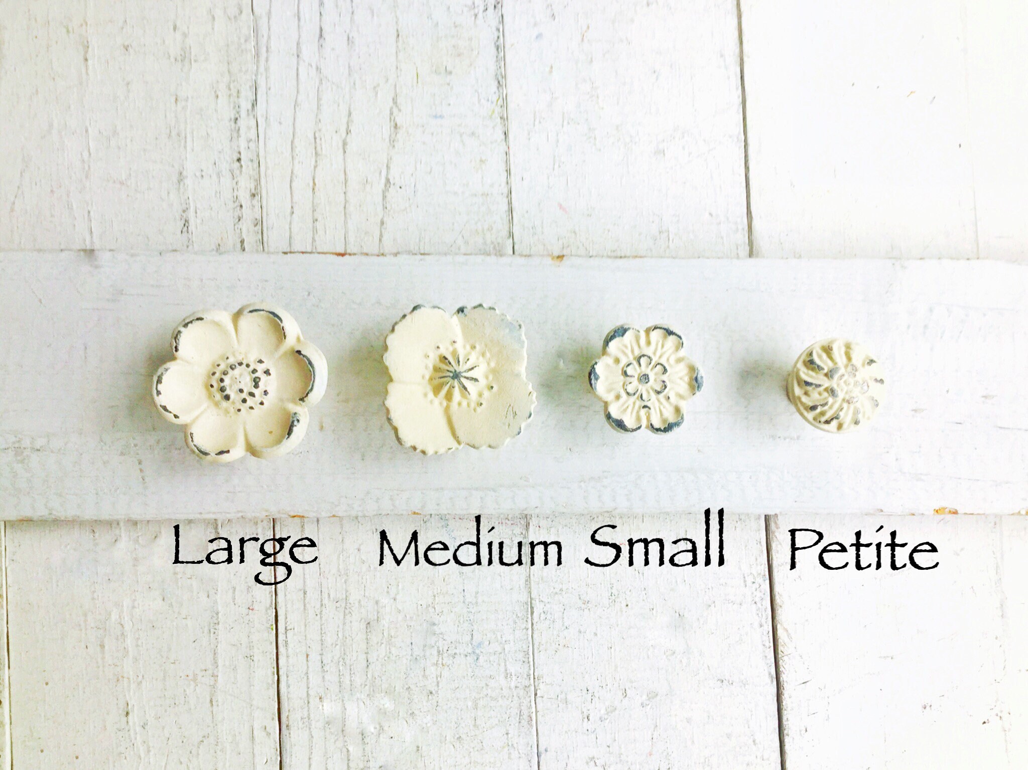 Floral Hardware , Floral Cast Iron and Metal Knobs , Cabinet Drawer ...
