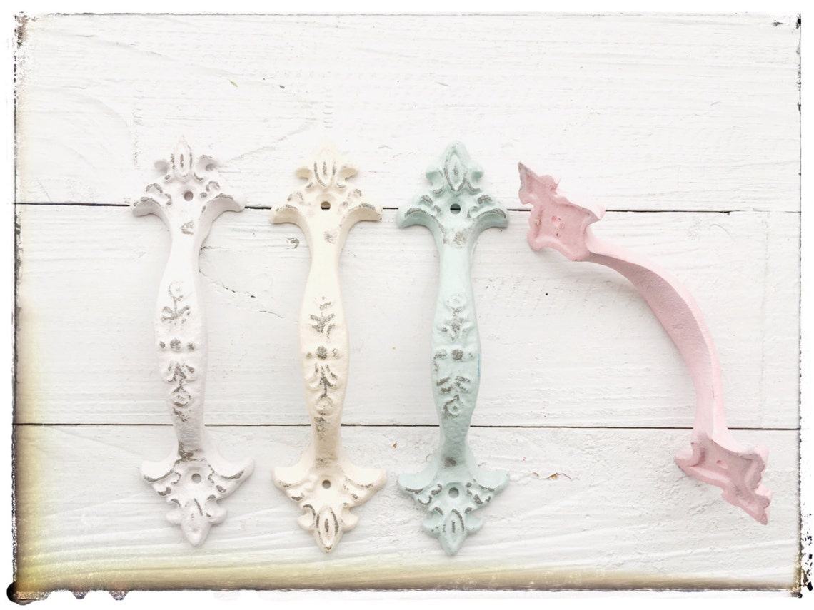Drawer Pulls, Rustic, Shabby Chic Cast Iron Drawer Pull ,vintage ...