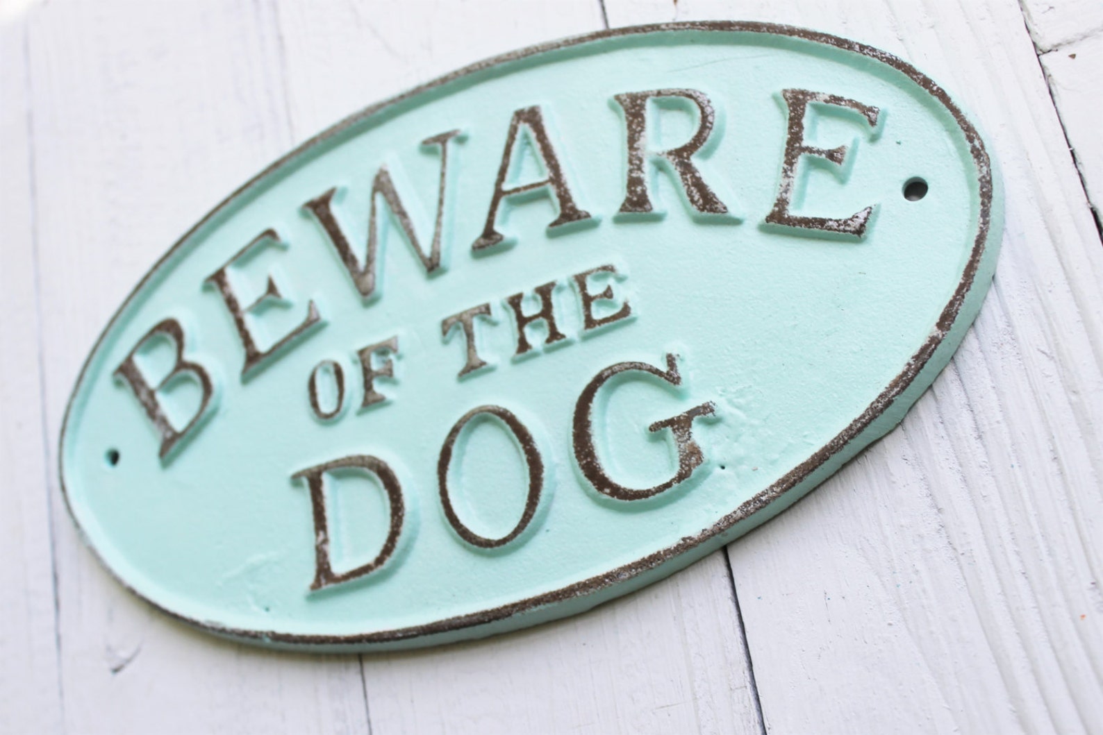 DOG Puppy Sign Beware of Dog Sign Vintage Inspired Sign - Etsy