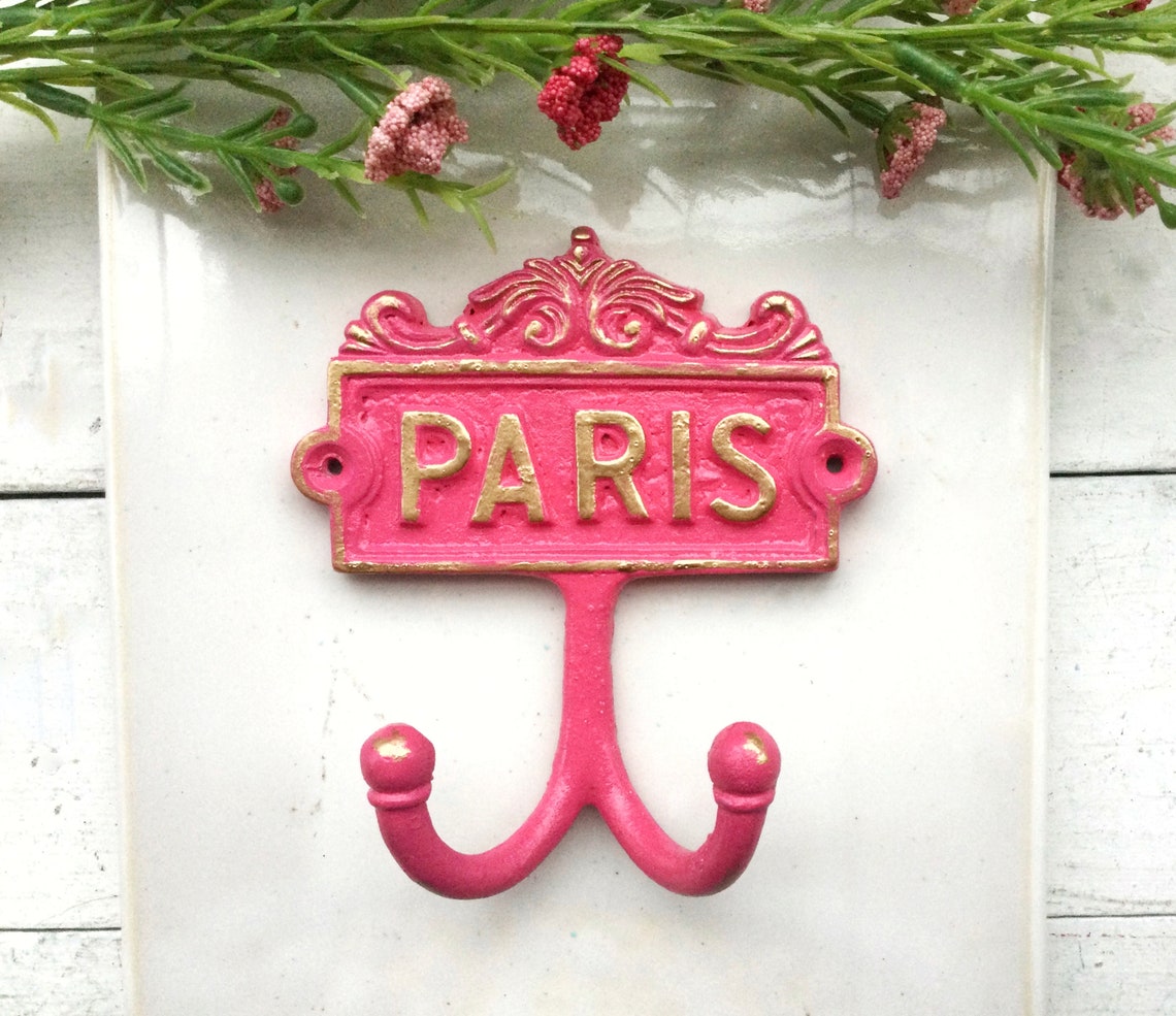 Paris France Apartment Bathroom Hook , Girls Paris Room Decor , Paris ...