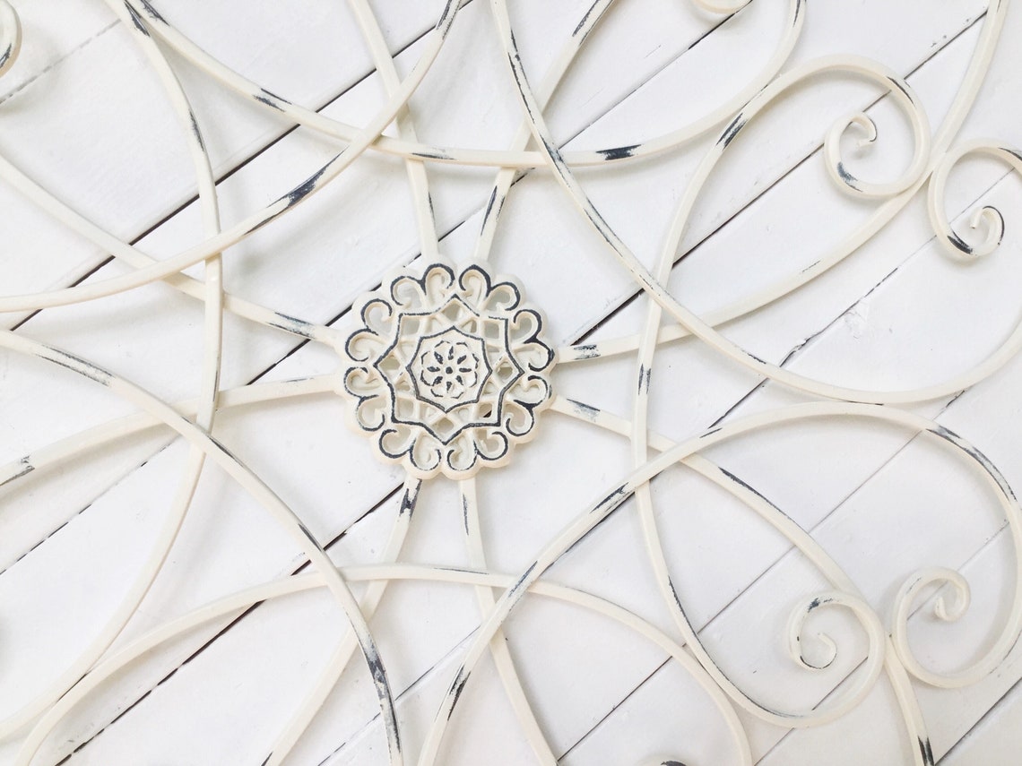 Scroll Metal Wall Art, Scroll Wall Decor, Iron Art, Contemporary Metal ...