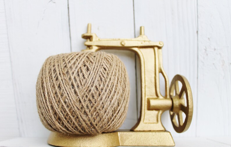 Cast Iron Sewing Machine With Twine Spool-notions-jute - Etsy