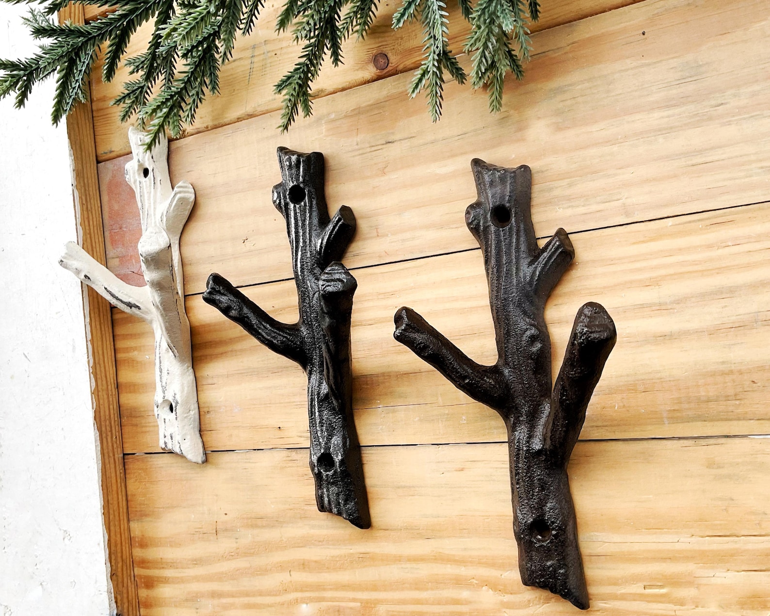Branch Hook , Tree Branch Hook , Towel Hook Cast Iron Tree Branch Hook ...