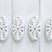 Cast Iron Oval Scroll Knobs Hardware dresser Drawer Pulls Handles ...