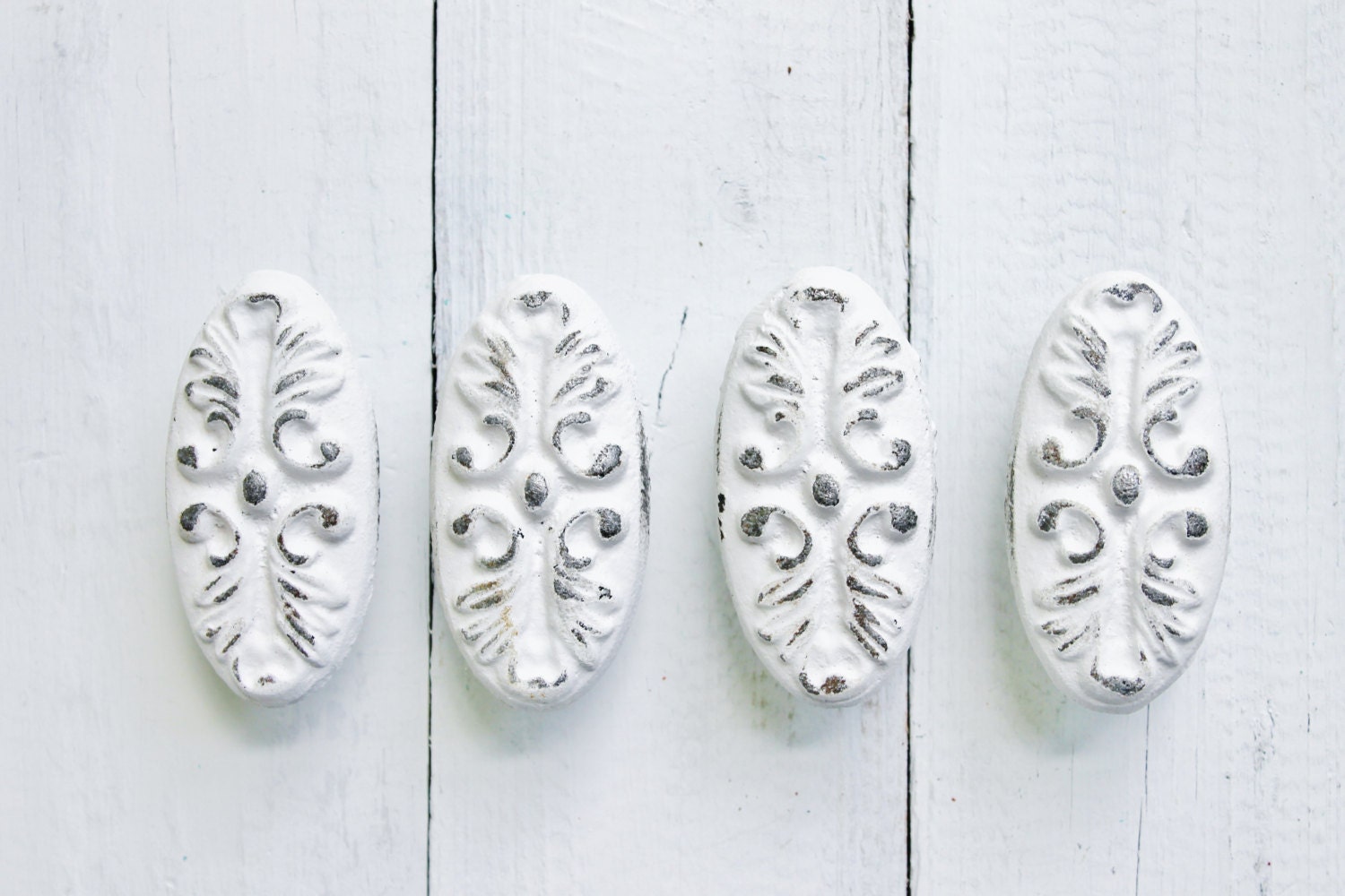 Cast Iron Oval Scroll Knobs Hardware dresser Drawer Pulls | Etsy