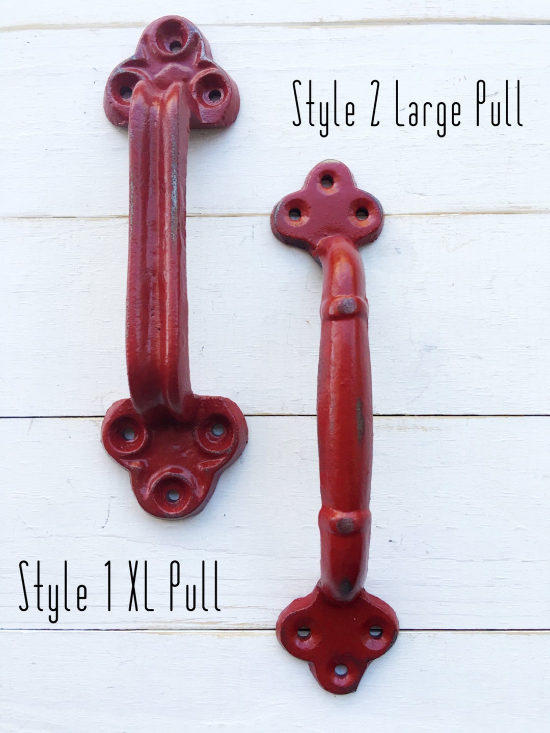 Barn Door Handle - Cast Iron, Rustic, Vintage, Antique, Shabby Chic ...