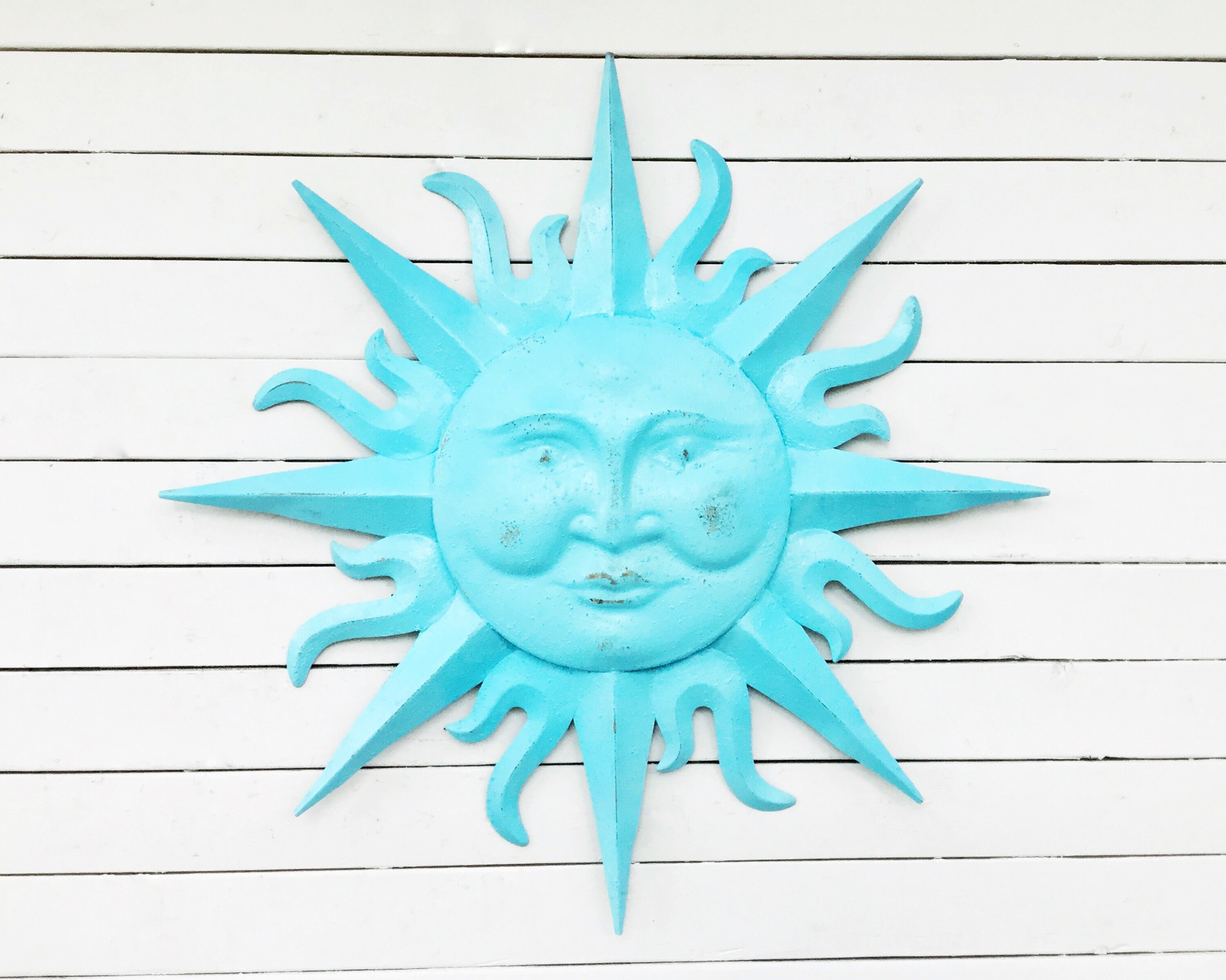 Metal Wall Art Metal Sun Wall Art Oil Rub Bronze Outdoor | Etsy