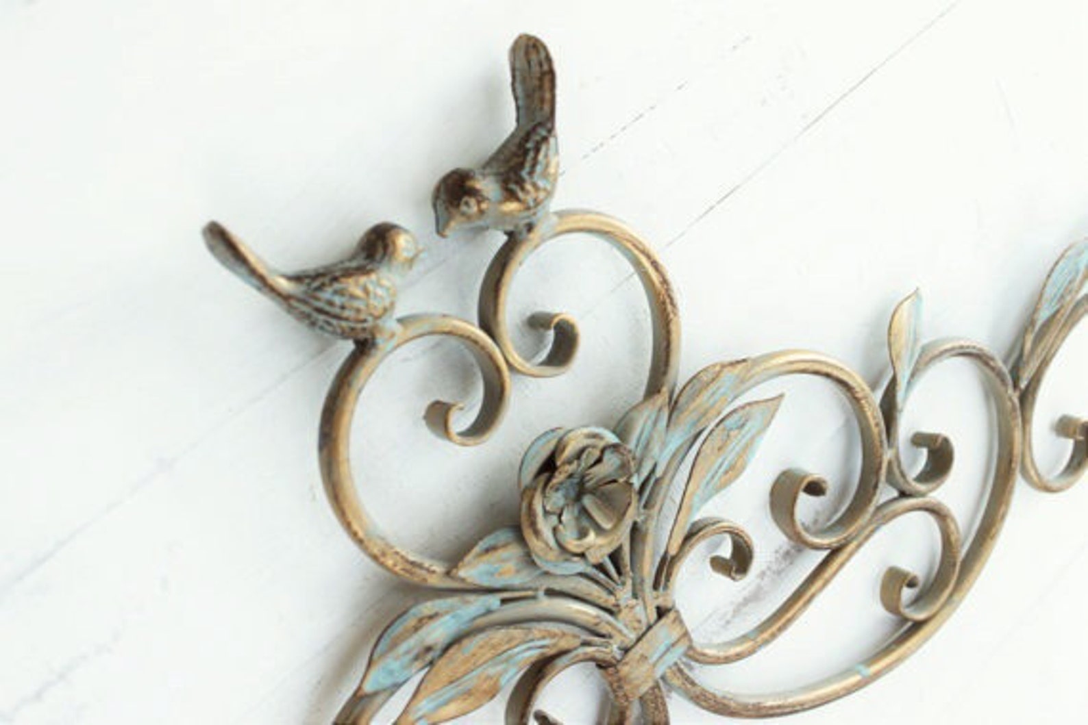 Bird Wall Art Gold Metal Wall Art Gold Decor Bird Home - Etsy