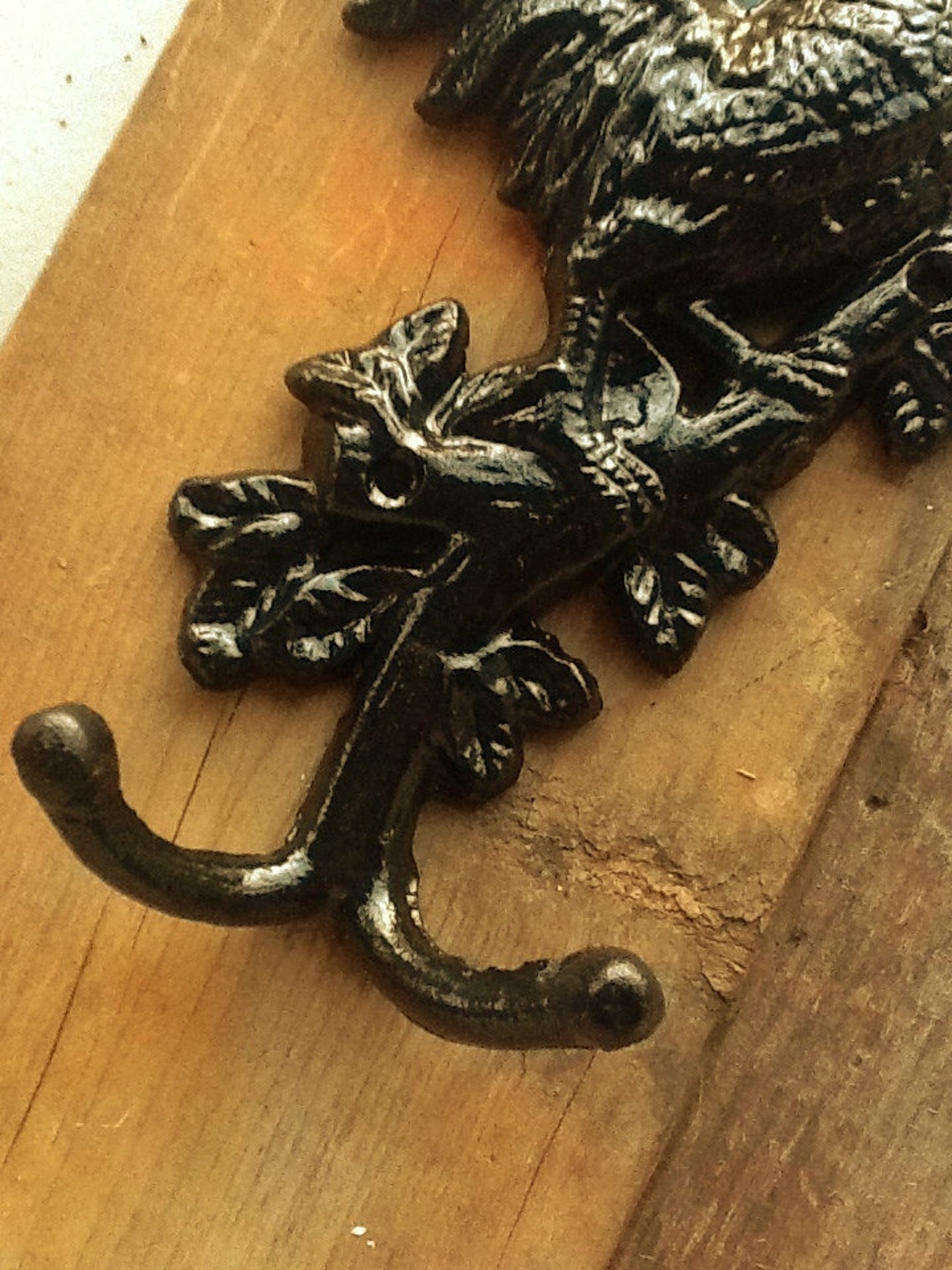 Rustic Cast Iron Rooster Hook Cast Iron Chicken-in Jet - Etsy