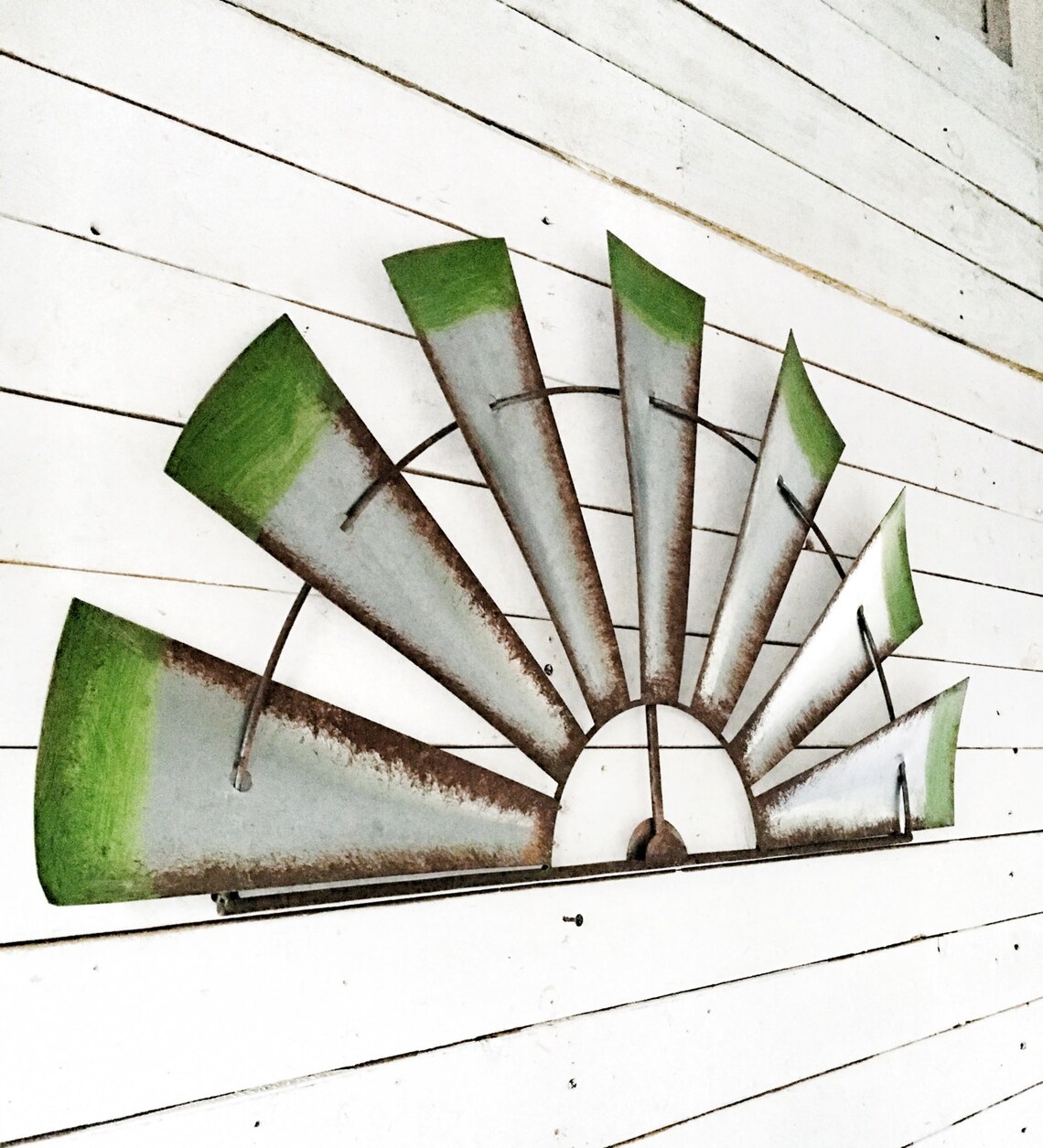 Half Windmill Head Wall Decor Rustic Farmhouse Industrial - Etsy