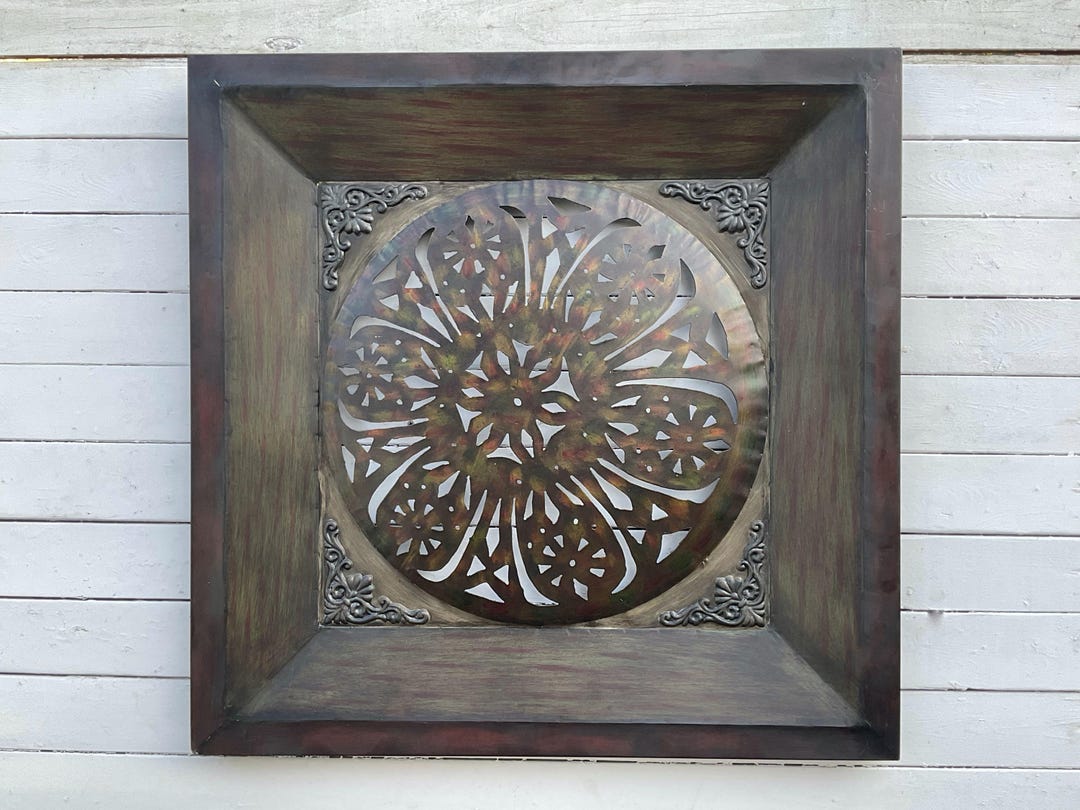 Scroll Metal Wall Art, Scroll Wall Decor, Iron Art, Contemporary Metal ...