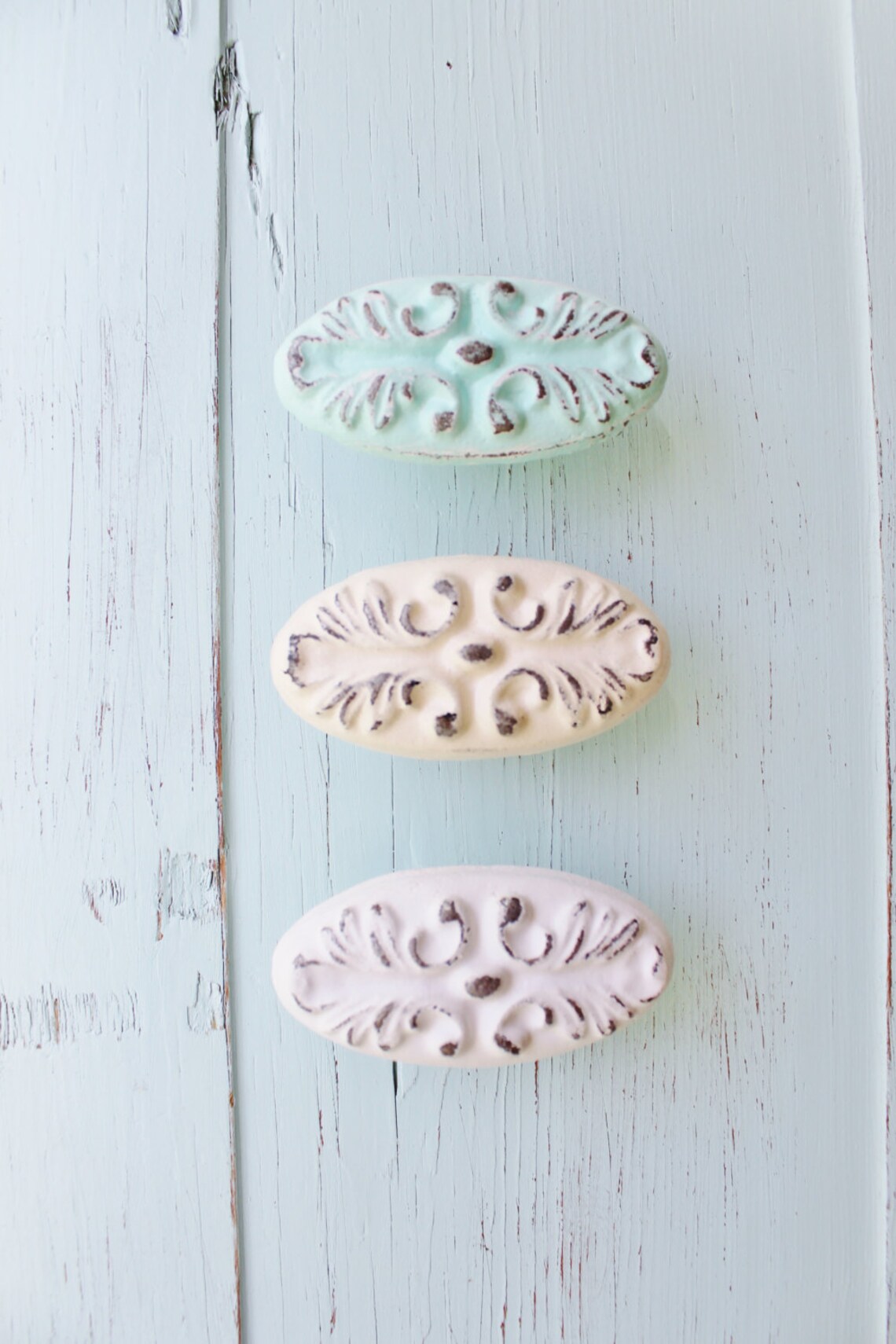 Antique Style Drawer Pulls Custom Color Decorative Drawer | Etsy