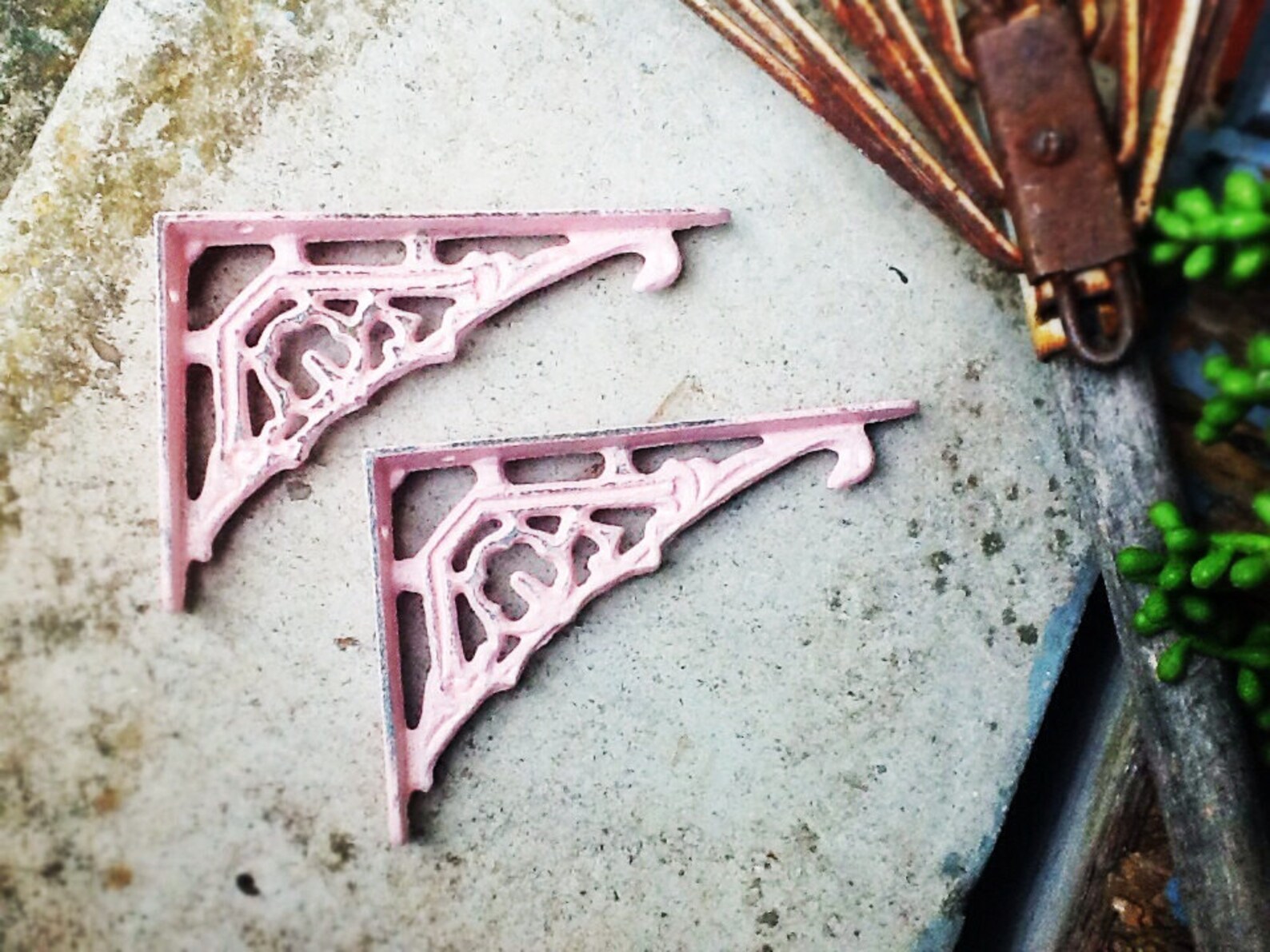 Baby Nursery Pastel Pink Brackets Cast Ironcountry - Etsy