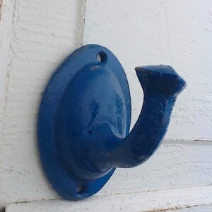 Kitchen Wall Hook -shabby Chic Iron - Bright Cast Iron - Distressed ...
