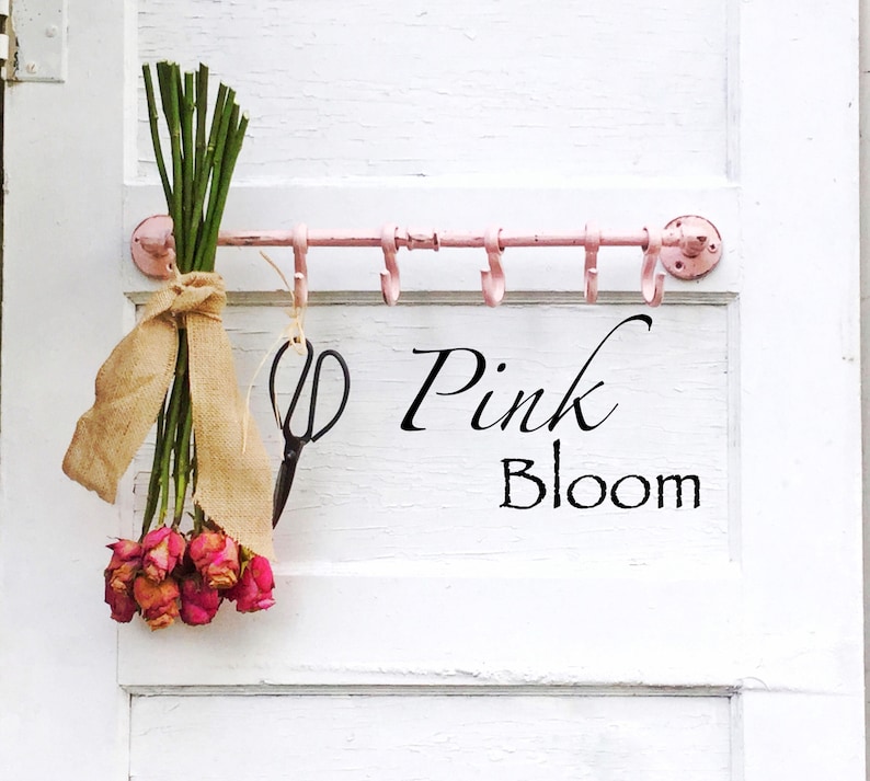 Shabby Chic Wall Hook in Blushing Pink Wall Coat Hooks - Etsy