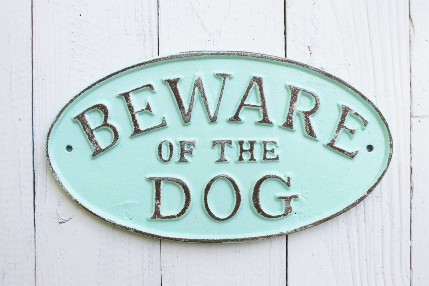 DOG Puppy Sign Beware of Dog Sign Vintage Inspired Sign - Etsy
