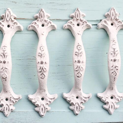 Drawer Pulls Rustic Shabby Chic Cast Iron Drawer Pull - Etsy