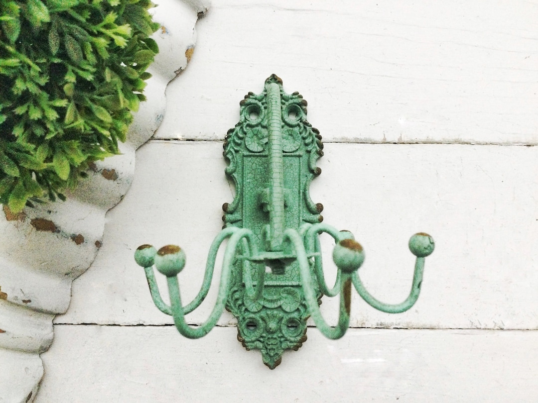 Patina Green Necklace Holder-distressed Style-swivel Necklace Rack ...