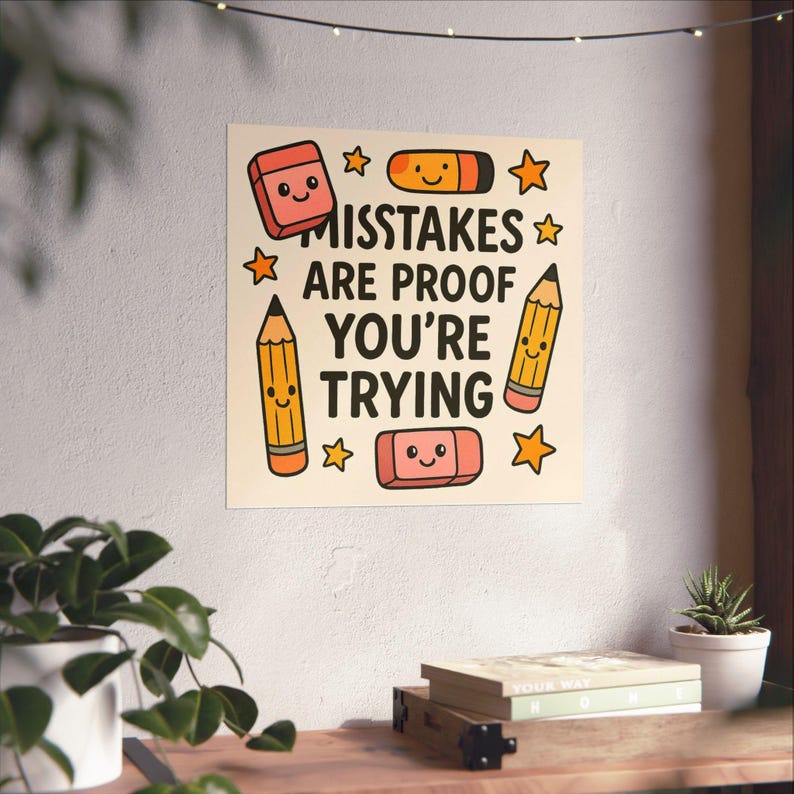 Motivational Classroom Poster: Matte Finish Wall Art - Etsy