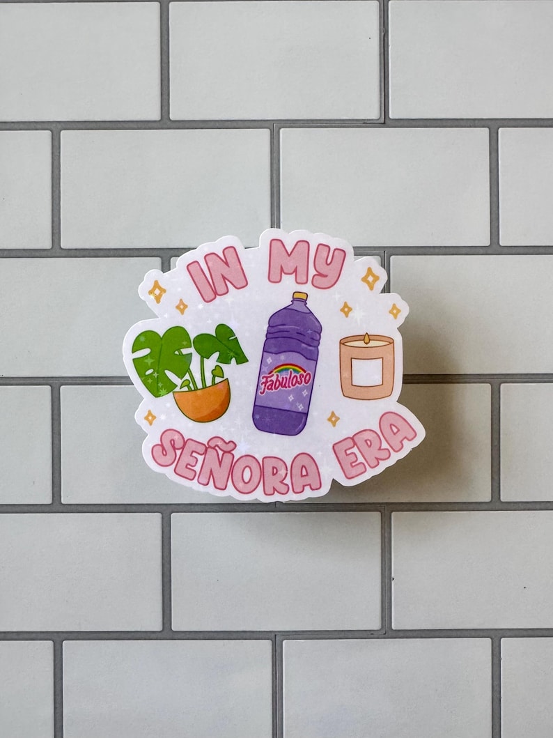 Señora Era Sticker: Latina Cleaning Queen Vinyl Decal - Etsy