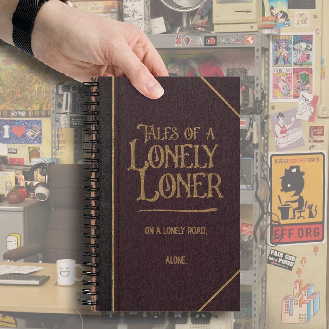 The IT Crowd Notebook - Tales of a Lonely Loner - Etsy