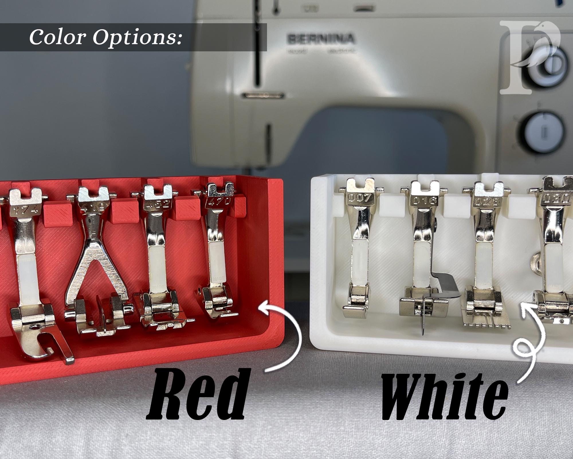 Bernina 830 Foot Organizer for Red Box Toolbox | 3D Printed Holder for ...