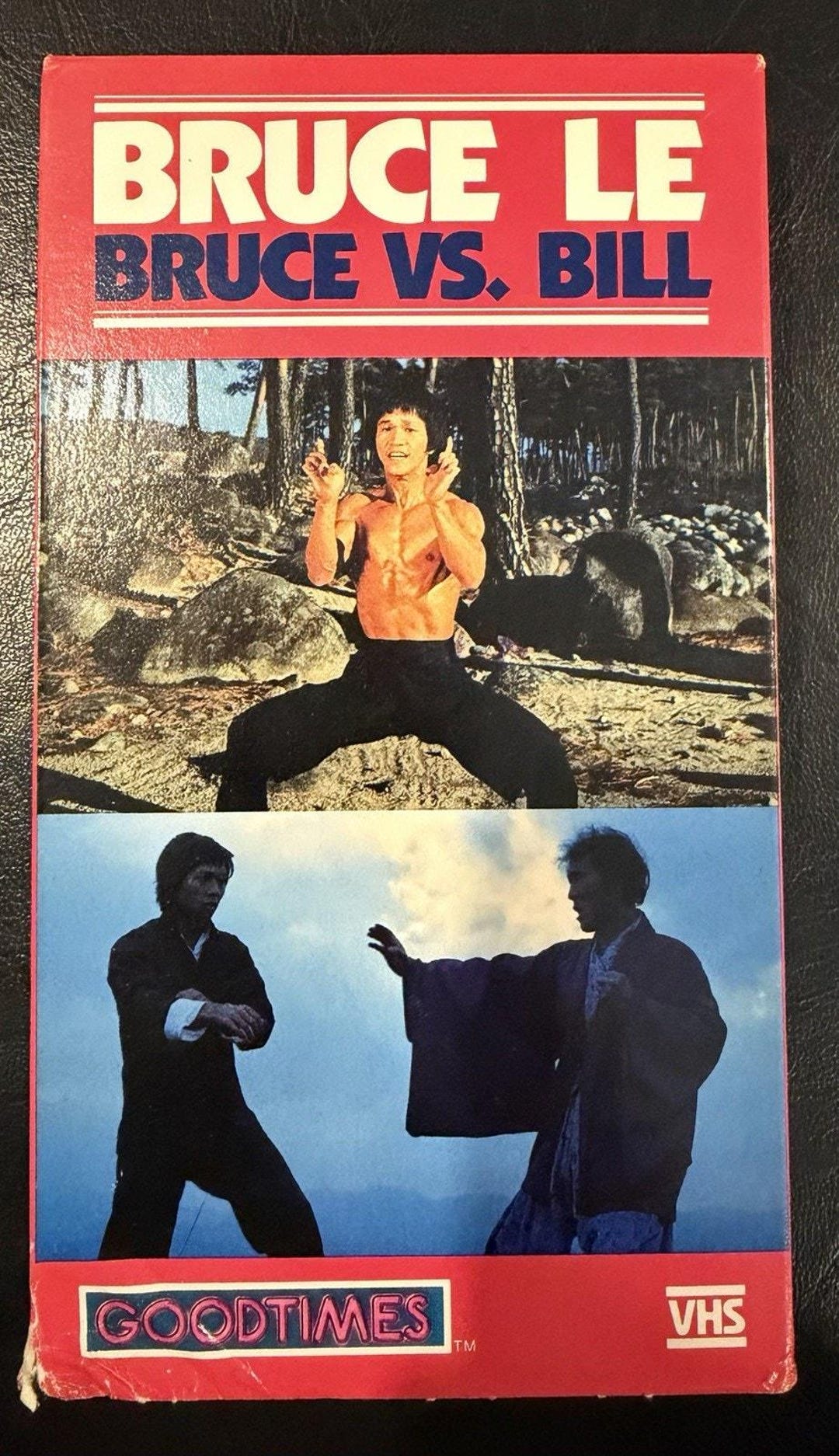 Bruce Vs. Bill VHS 1986 Bruce Le Bill Louie Ma Cheung Angela Yu Ching ...