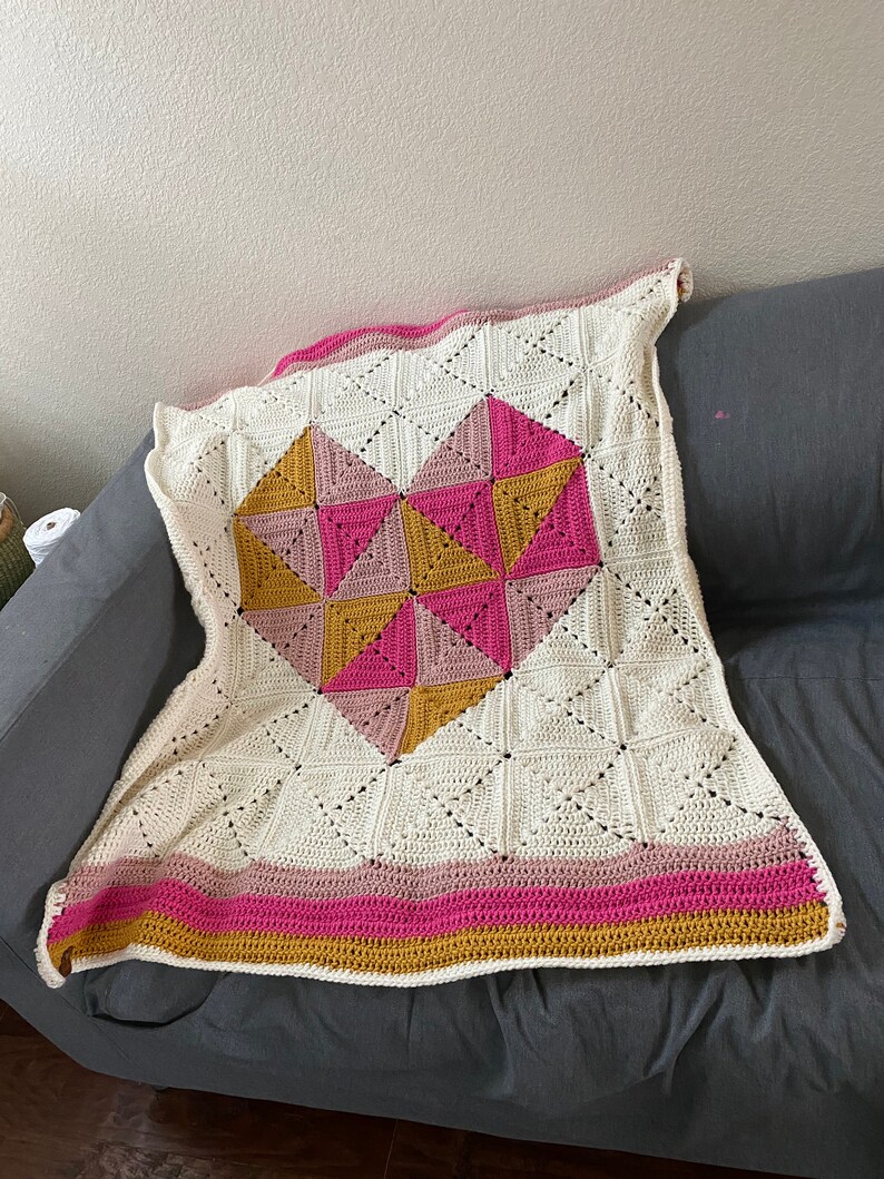 Heart Baby Blanket- Crochet Pattern - Etsy