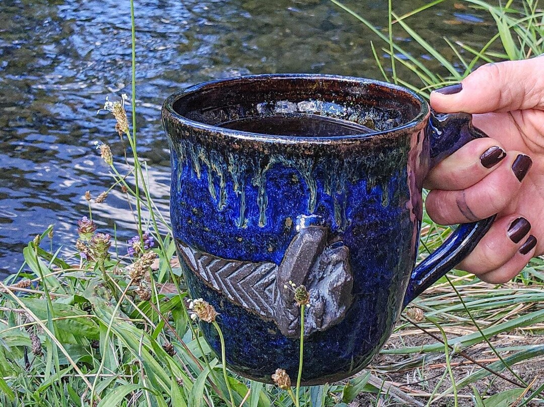 Handcrafted Wisdom Mug With Quartz Crystal Design - Etsy