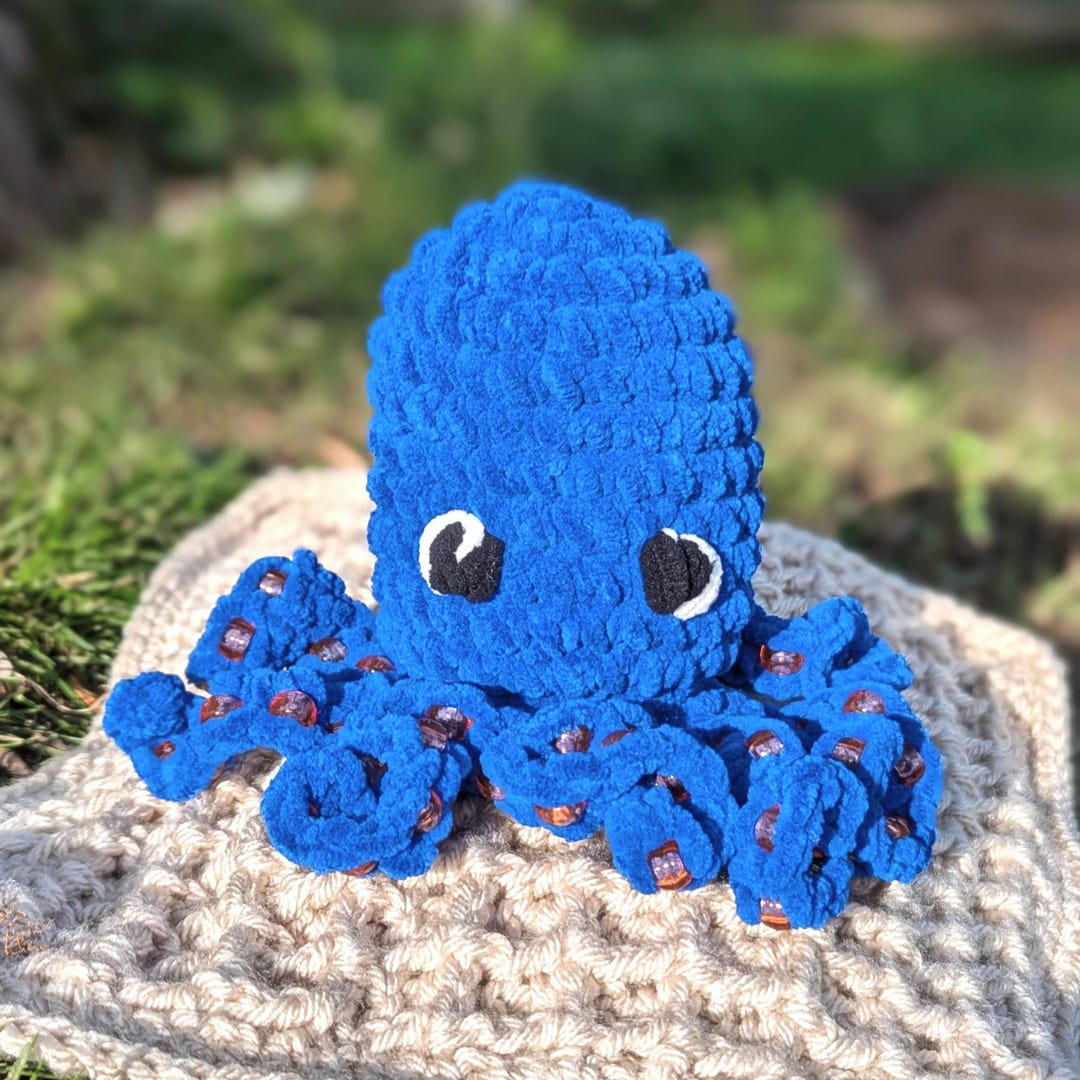Sensory Octopus Plush – Fidget Toy With Beads & Pullable Tentacles ...