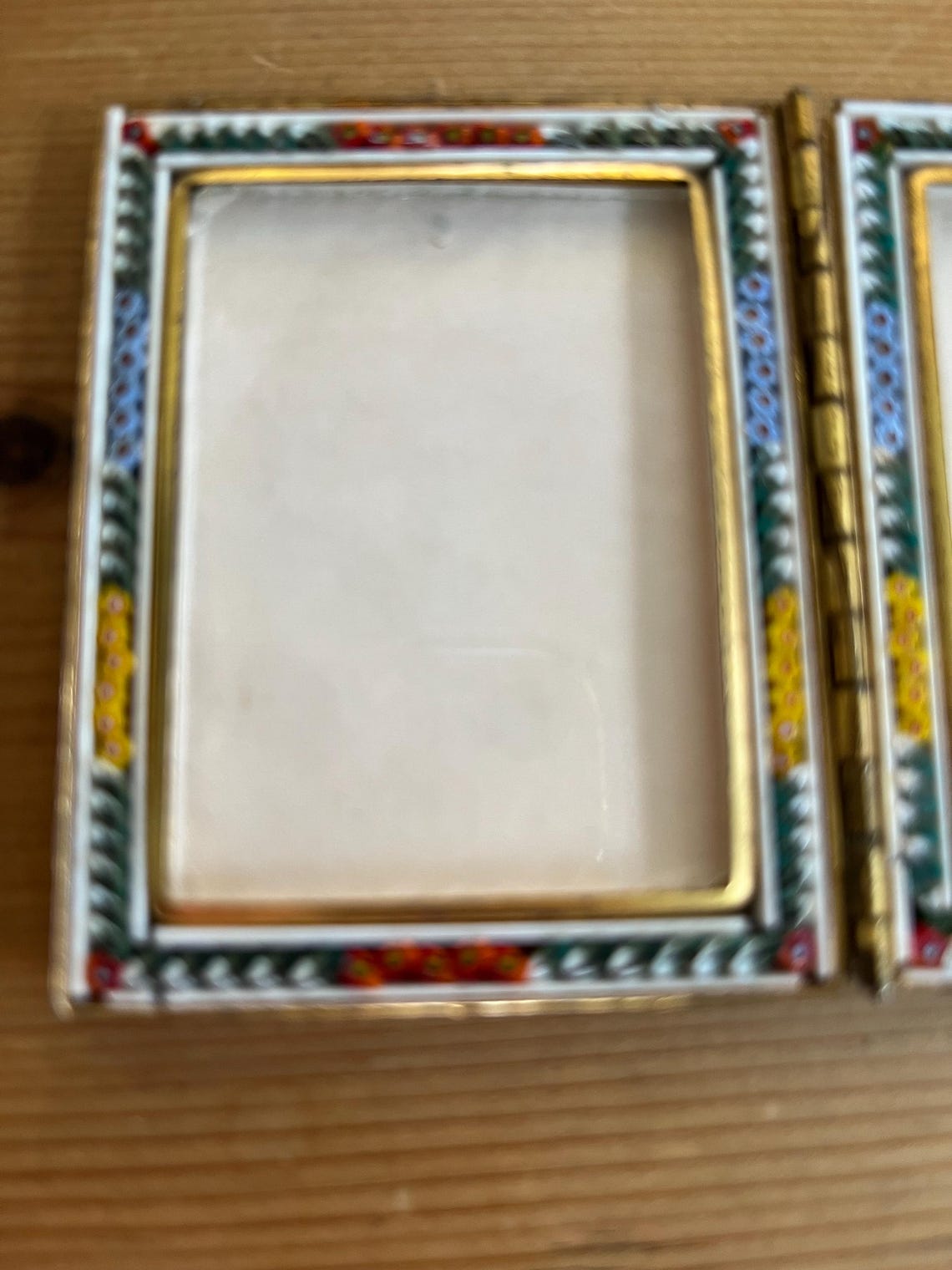 Italian Micro Mosaic Double Folding Frame,miniature Picture Frame - Etsy