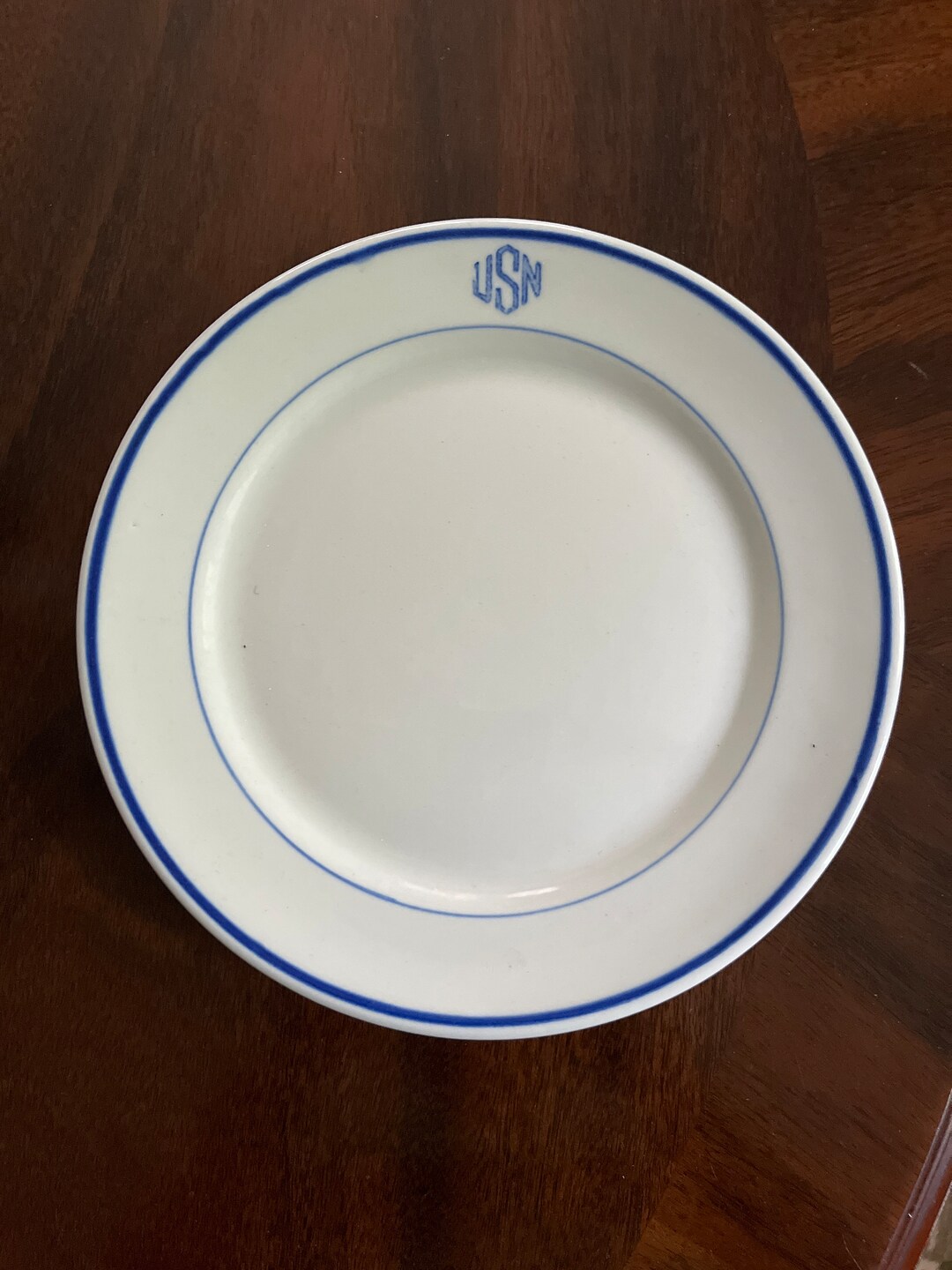 USN Mess Hall Plate, US Navy,, Tepco Restaurant China Plate 9 In - Etsy