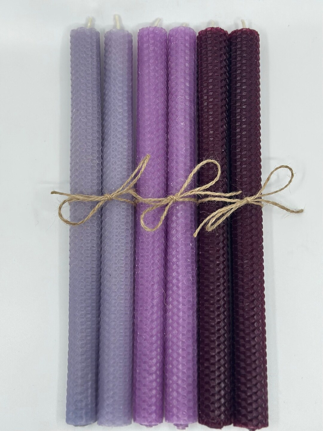 Purple Taper Candles - Etsy