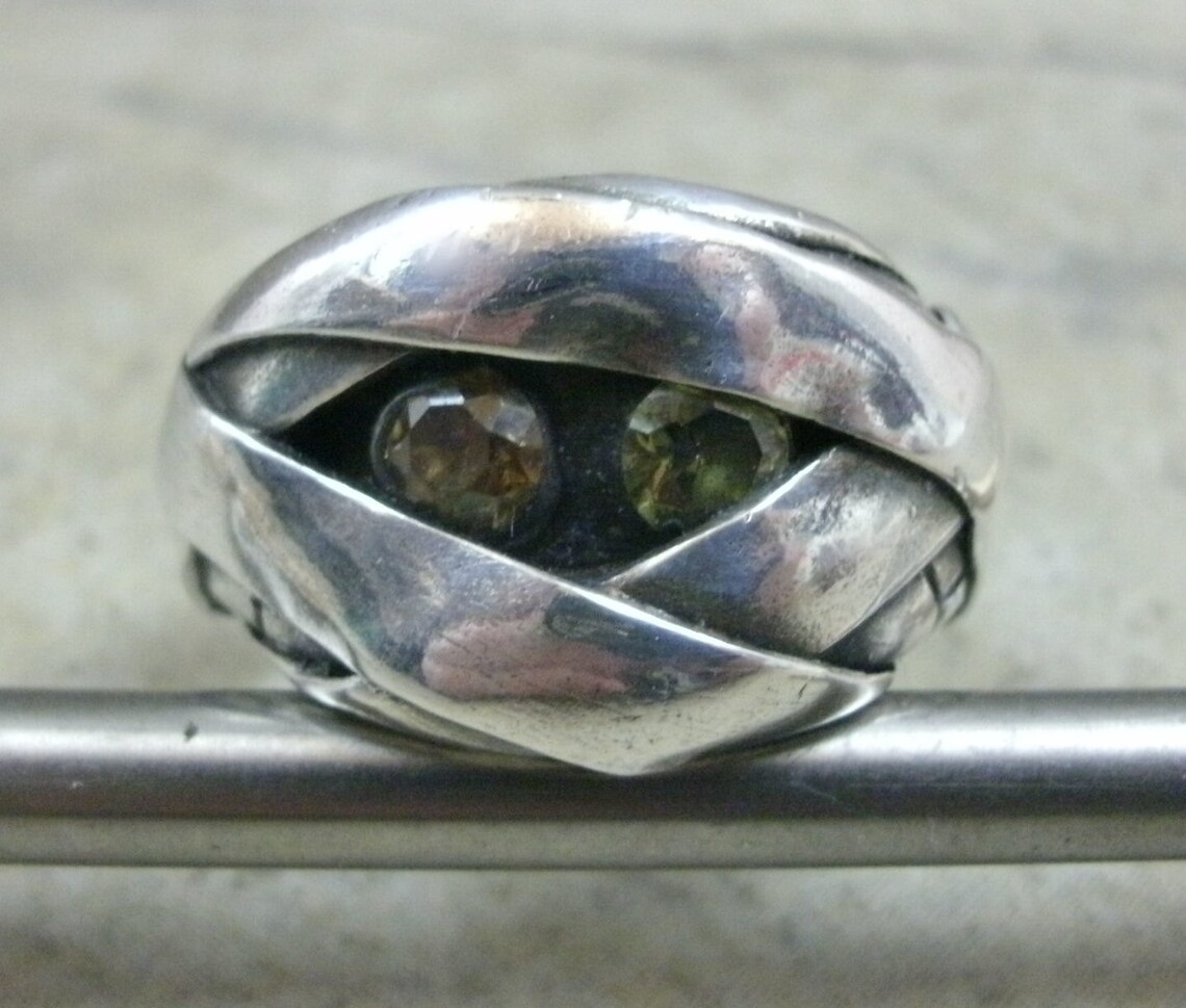 Silver Mummy Ring- Unique Wedding Band- OOAK Engagement Ring- Fine ...