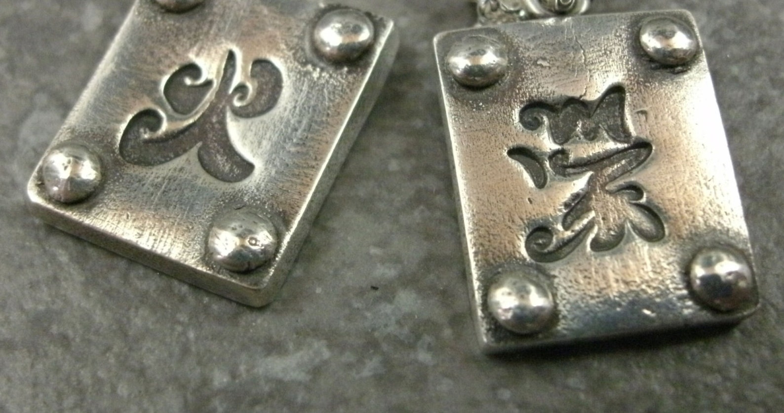 Silver Kanji Necklace- Kanji Jewelry- Fine Silver Pendant- Personalized ...