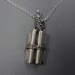 Dynamite Necklace TNT Silver Pendant Demolition Expert PMC Fine Silver ...