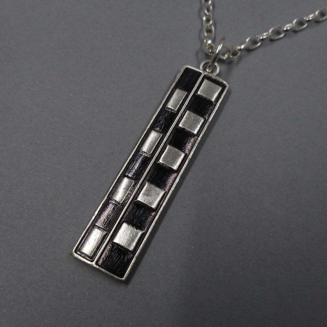 Fine Silver Photo Scale Pendant- Archaeologist Geologist Gift ...