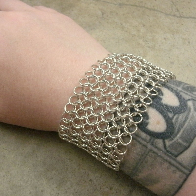 Chain Mail Bracelet - Etsy
