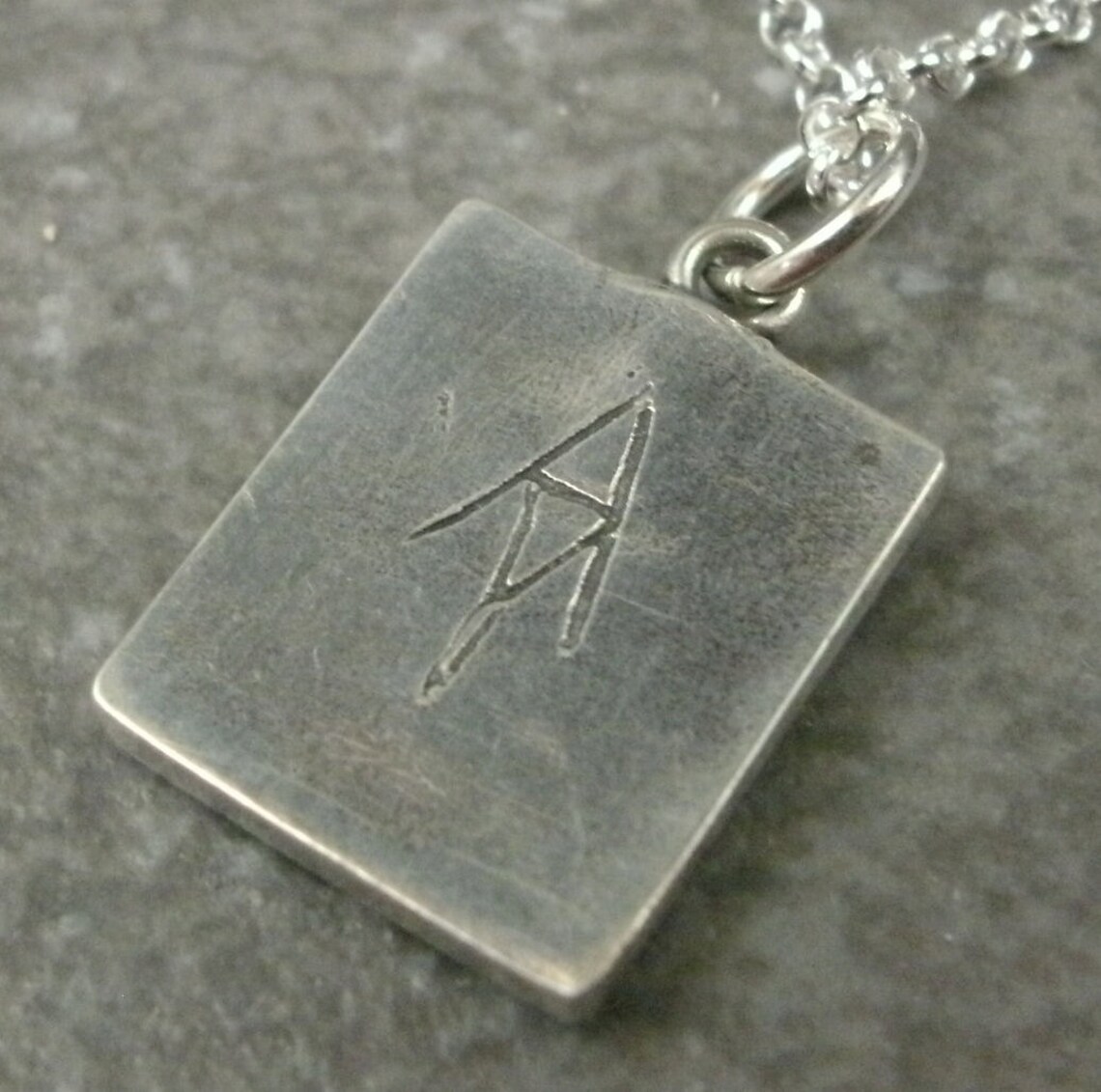Silver Kanji Necklace- Kanji Jewelry- Fine Silver Pendant- Personalized ...