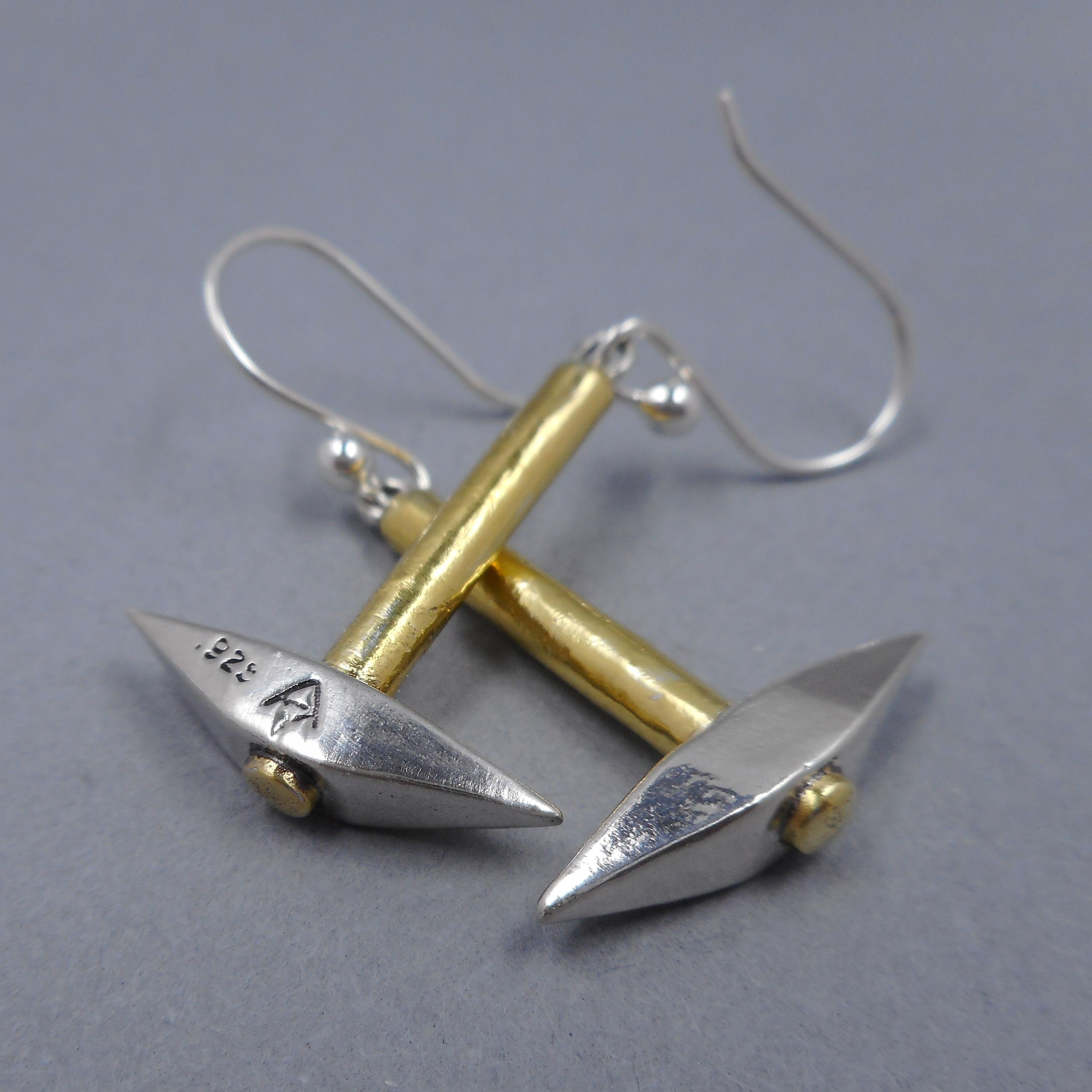 Pickaxe Earrings- Archaeologist Gift- Coal Miner Jewelry- Sterling ...