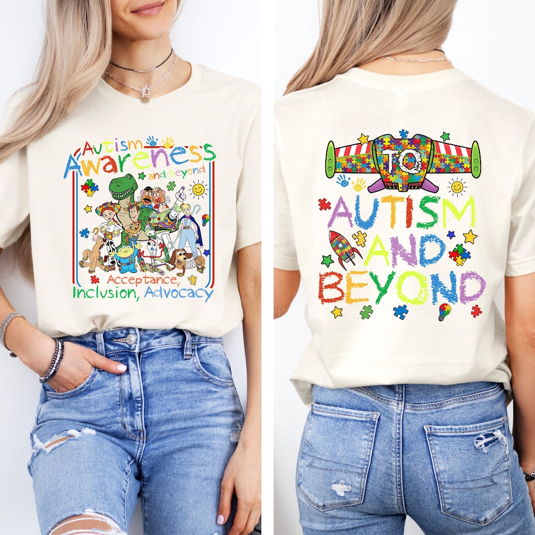 Toy Story to Autism and Beyond T-shirt, Disney Toy Story Autism ...