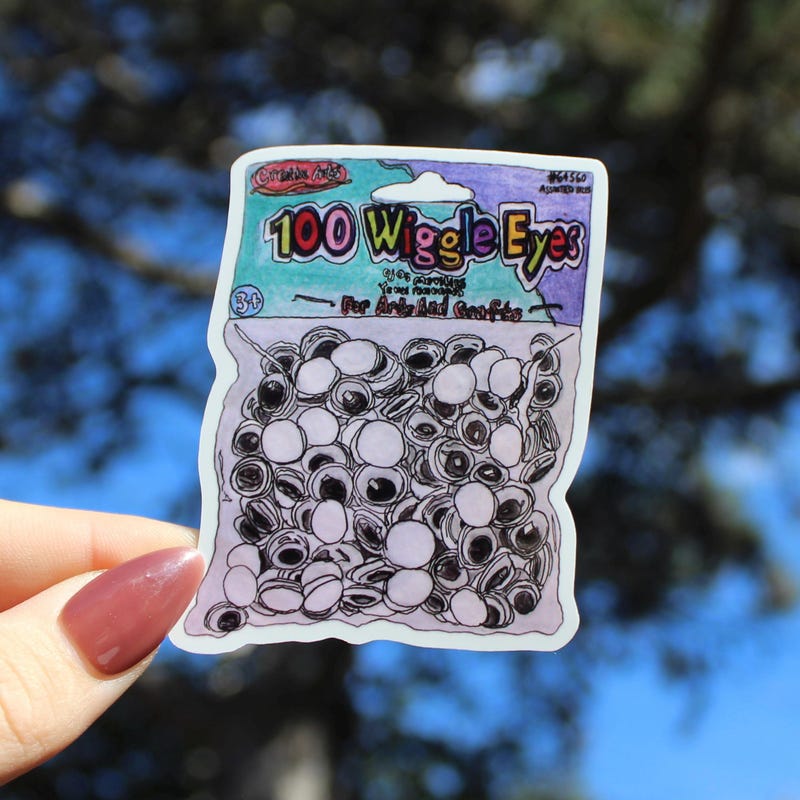 Googly Eye Card - Etsy