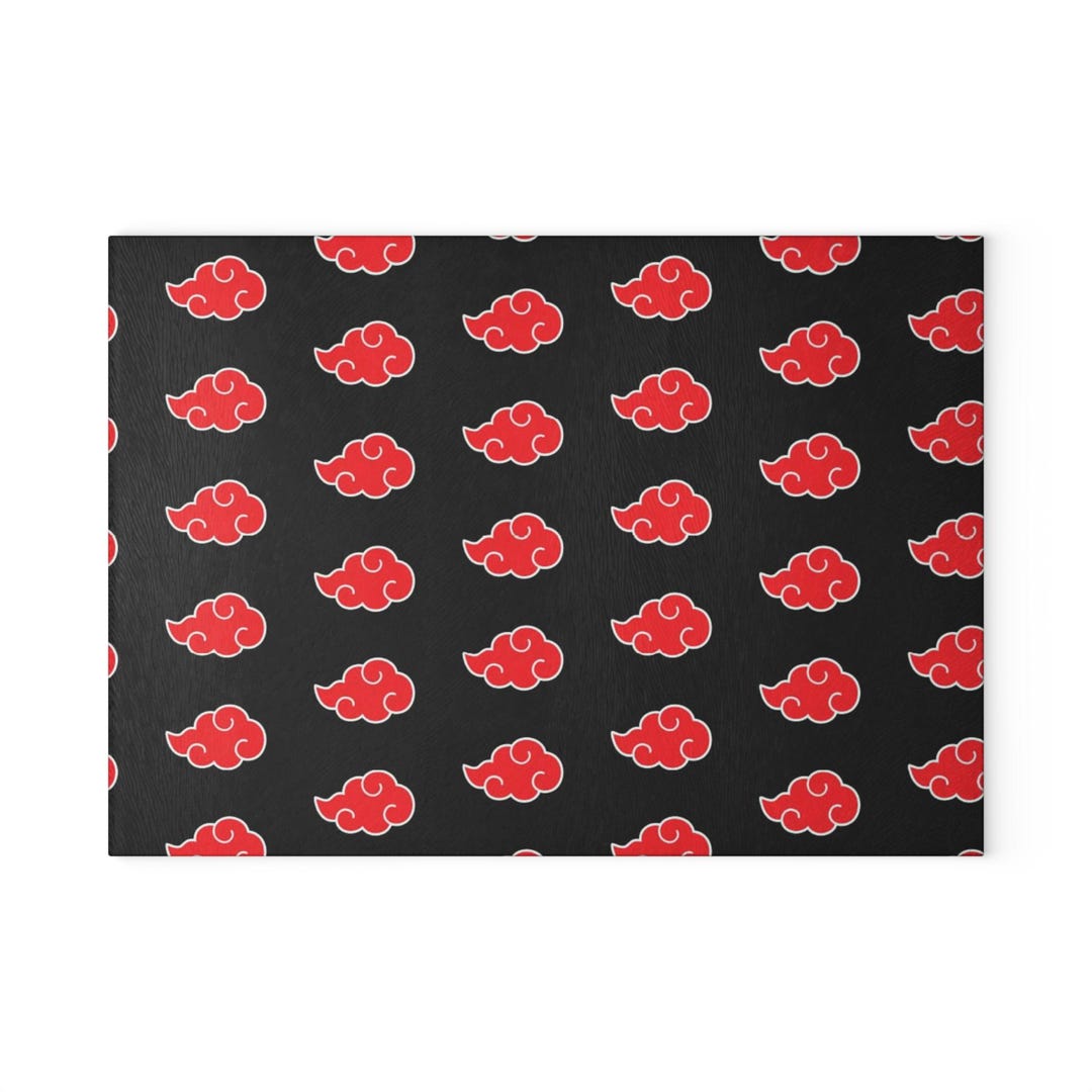 Akatsuki, Anime-inspired Glass Cutting Board, Custom Kitchen Art ...