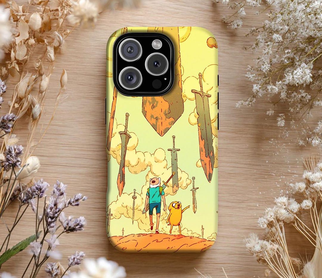 Adventure Time Phone Case, Finn and Jake Cartoon iPhone Case, Cute ...