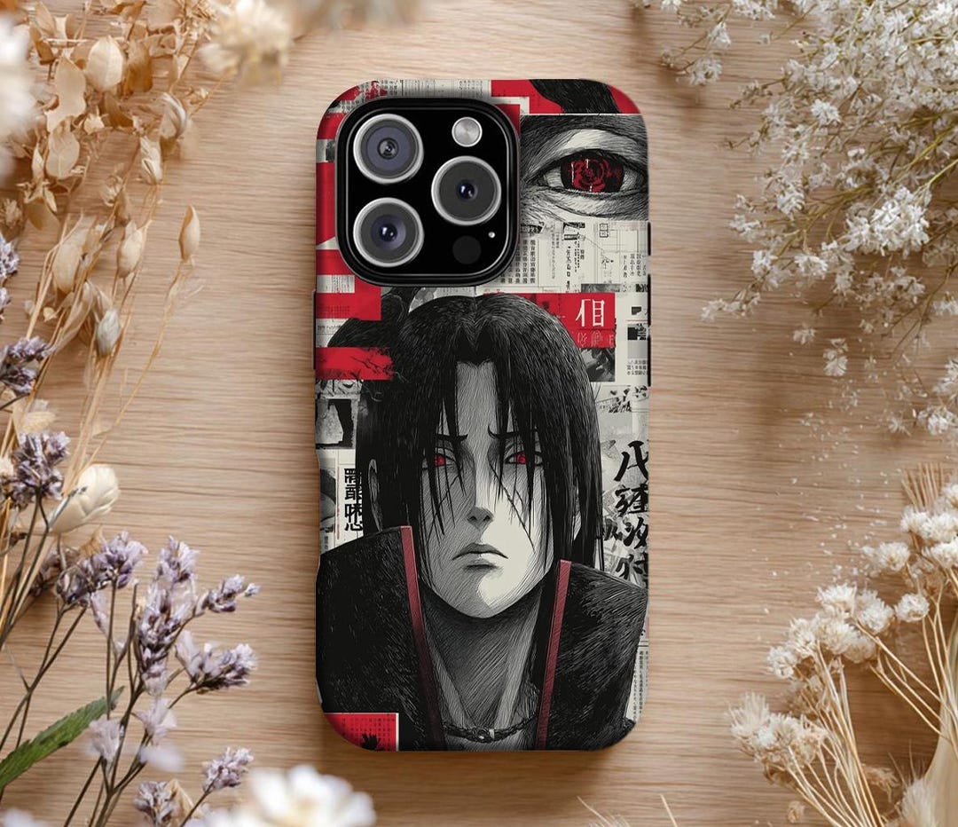 Uchiha Itachi Phone Case Anime Manga Art, Naruto Itachi iPhone Case ...