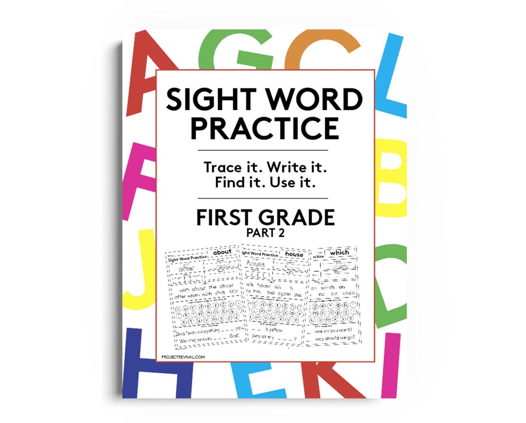 1st Grade Sight Word Worksheets: Spelling & Reading Activities (PDF ...